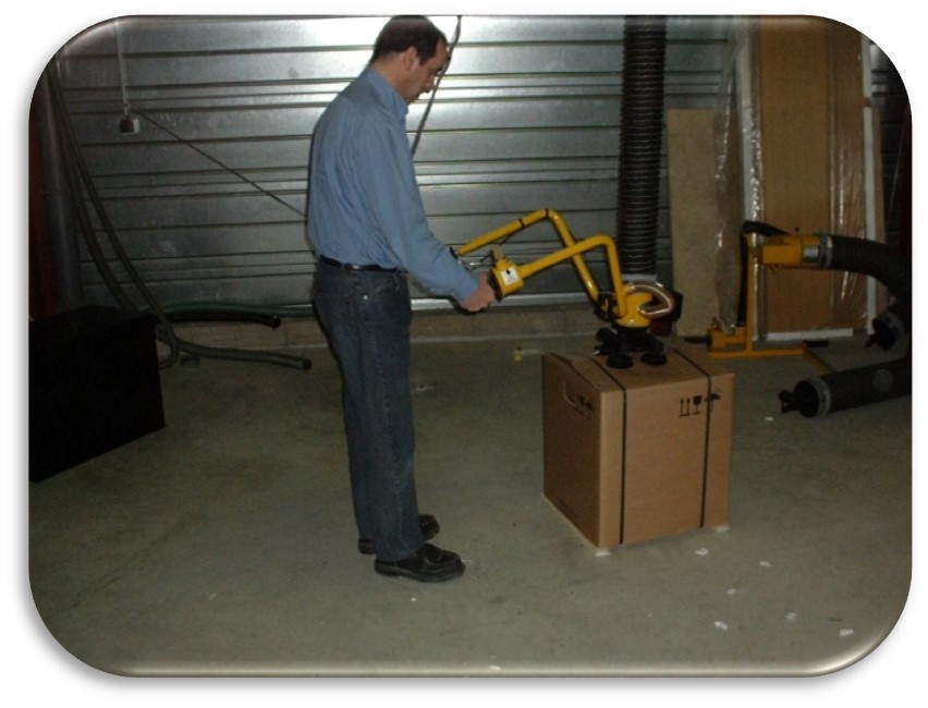 Manutention de carton "standard" jusqu'à 35 Kg