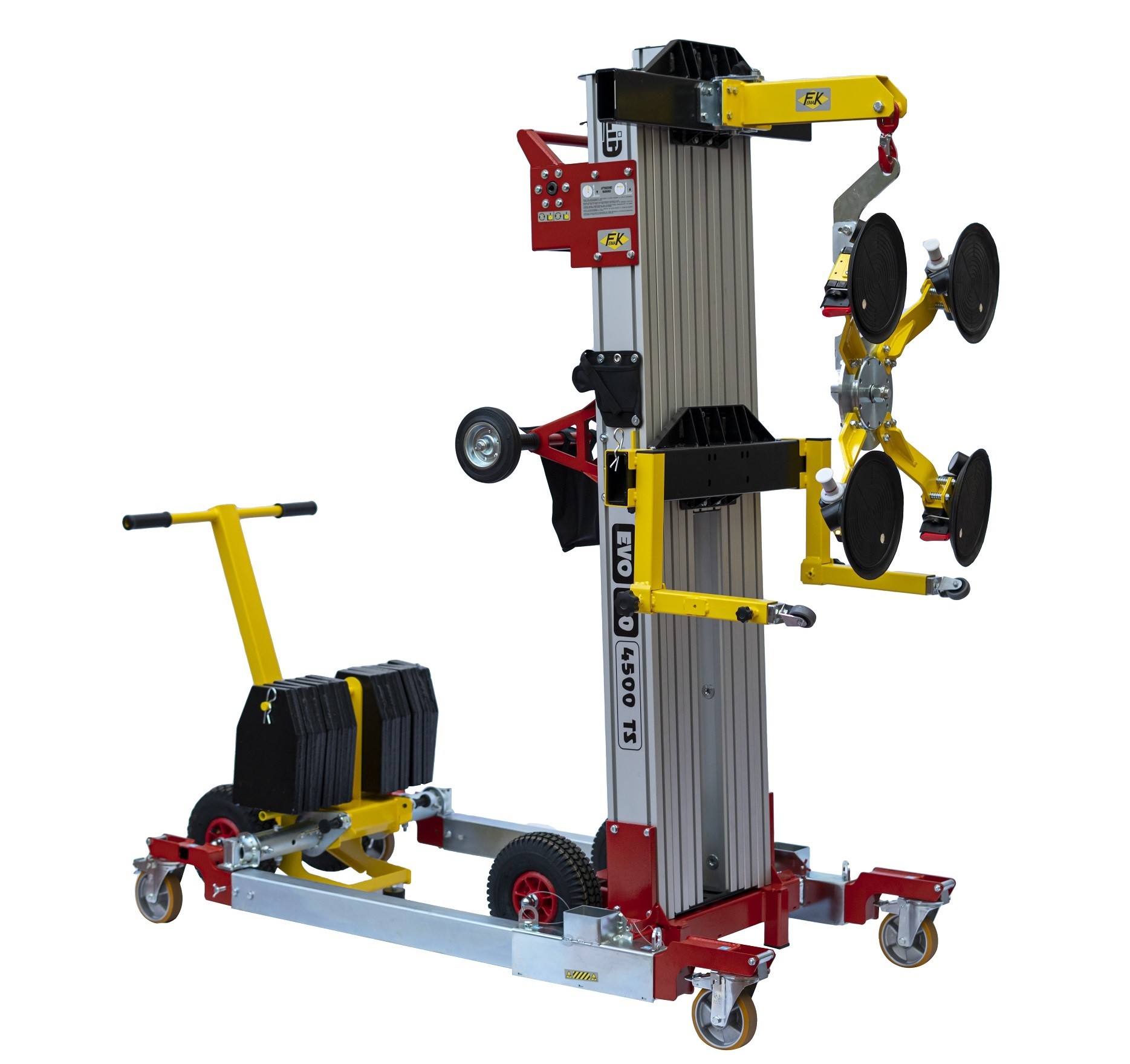 EVO TS 3500 à contrepoids en acier - Elévateur à ventouses mobile de ...